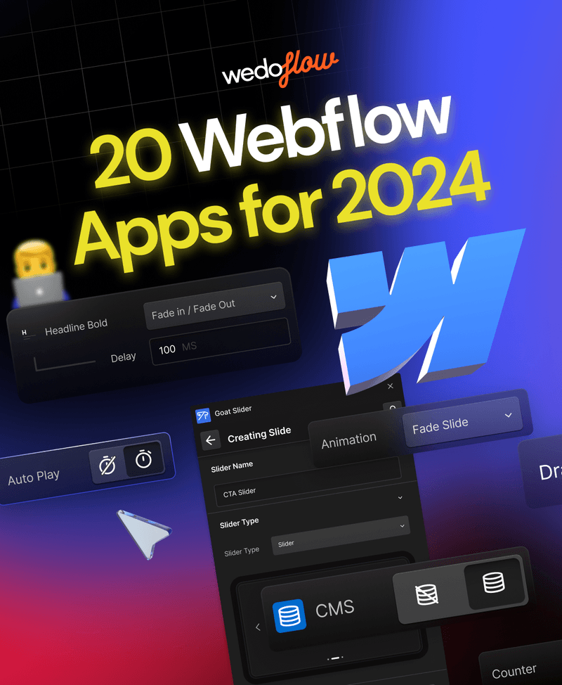 20 Best Webflow Apps for 2024